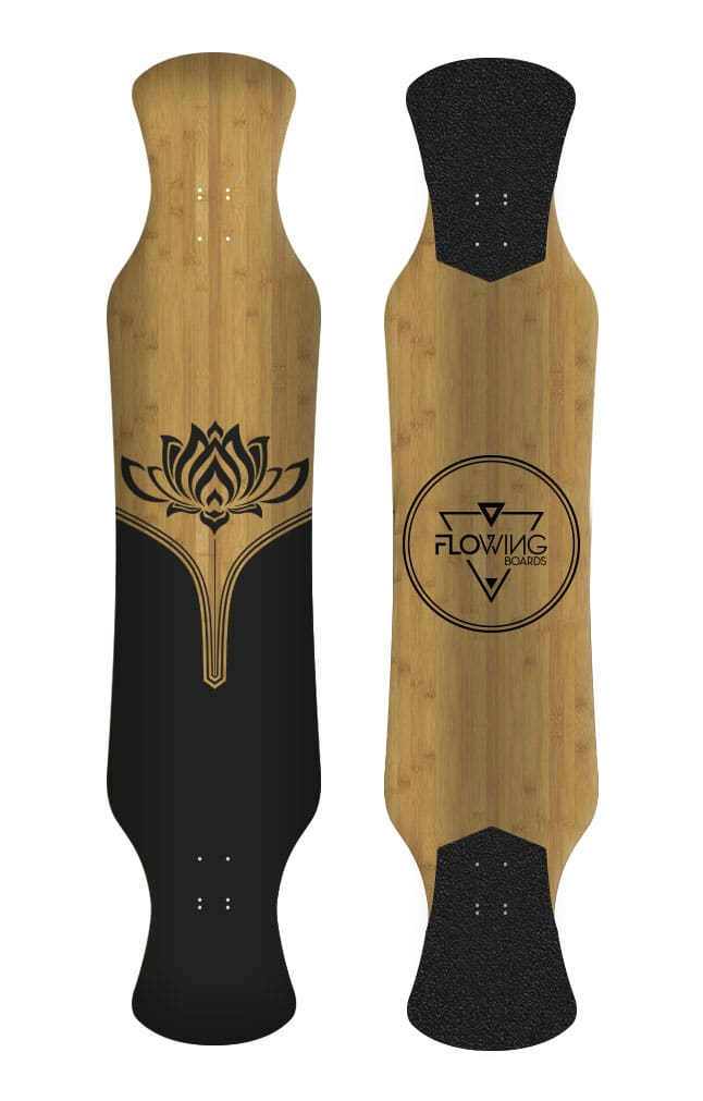Longboard Lotus 50 Completo PRO Bambu - Flowing Boards