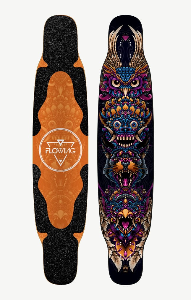 Shape Longboard Pandagaram 48 Completo PRO - Flowing Boards