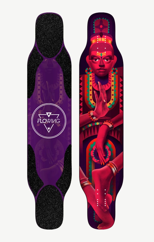 Shape Longboard Tandava 46 Completo Bambu - Flowing Boards