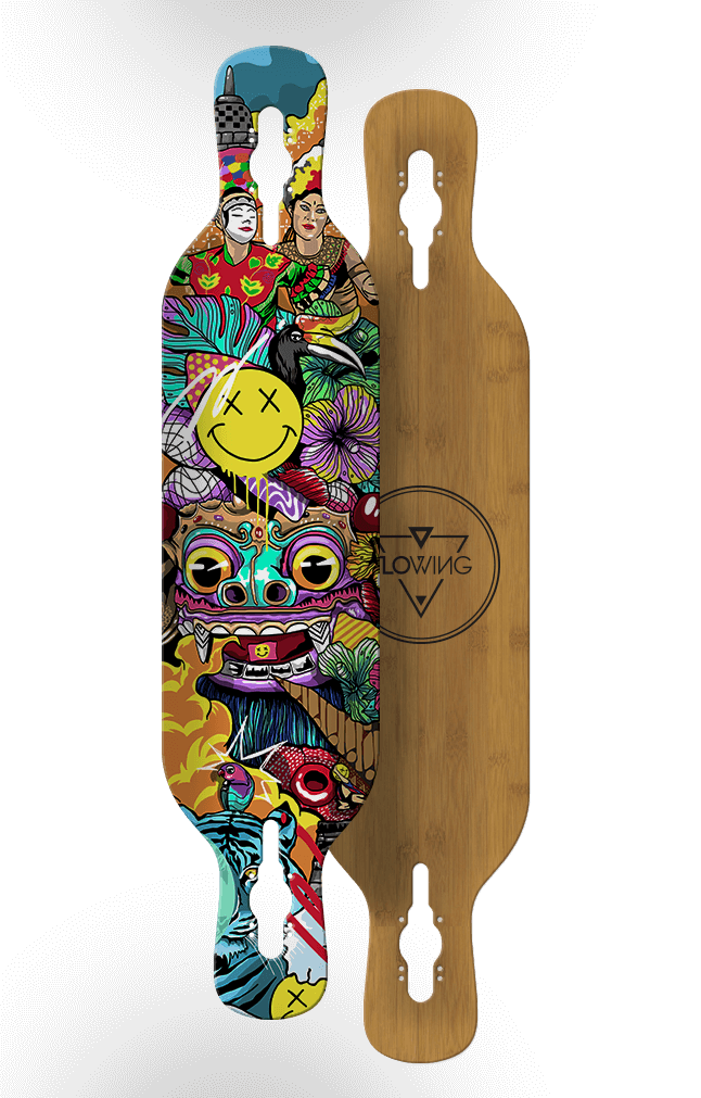 Shape Longboard DKT 42 Drop Through Bambu - Flowing Boards